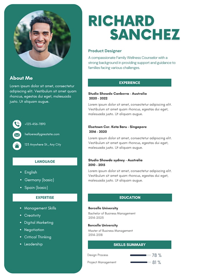 Make a ats passed cv for you by Mushrat_chy | Fiverr