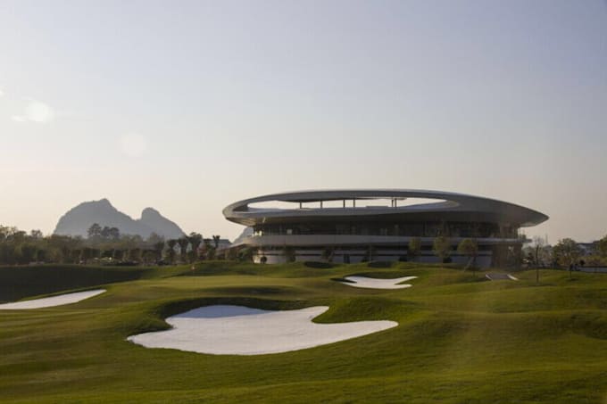 Design and render 3d golf simulators,golf club houses,lounge ...