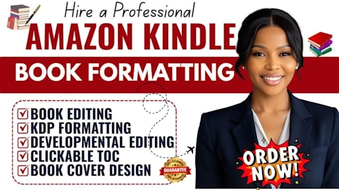 Format, edit, and publish kdp paperback, print book, kindle ebook for amazon kdp by Camilla_snn ...