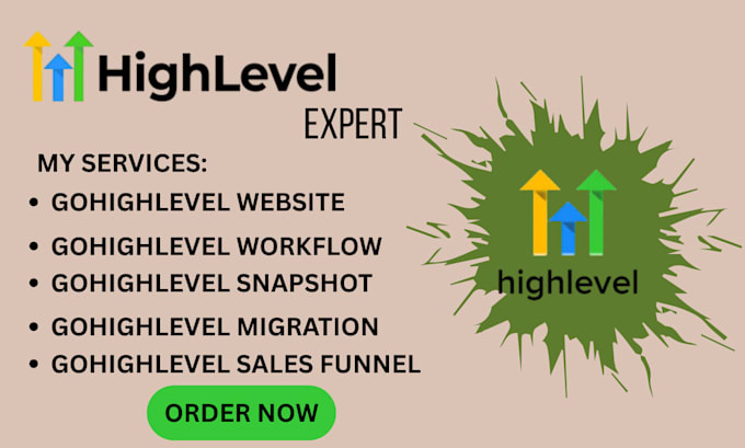 Build your gohighlevel website, funnel, landing page, workflow and ...