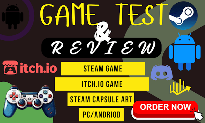 Test your game and review on steam, epic, itch io and android steam ...