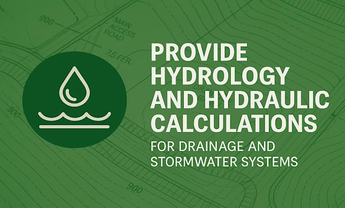 Provide hydrology, hydraulic calculations for drainage, stormwater ...