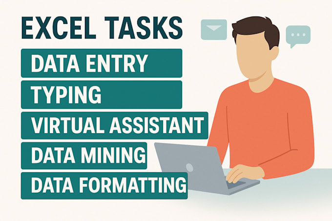 Do excel work, data entry, data mining and typing as your virtual ...