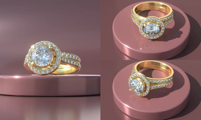 Design custom 3d jewelry cad stl models for rings, pendant jewellery ...