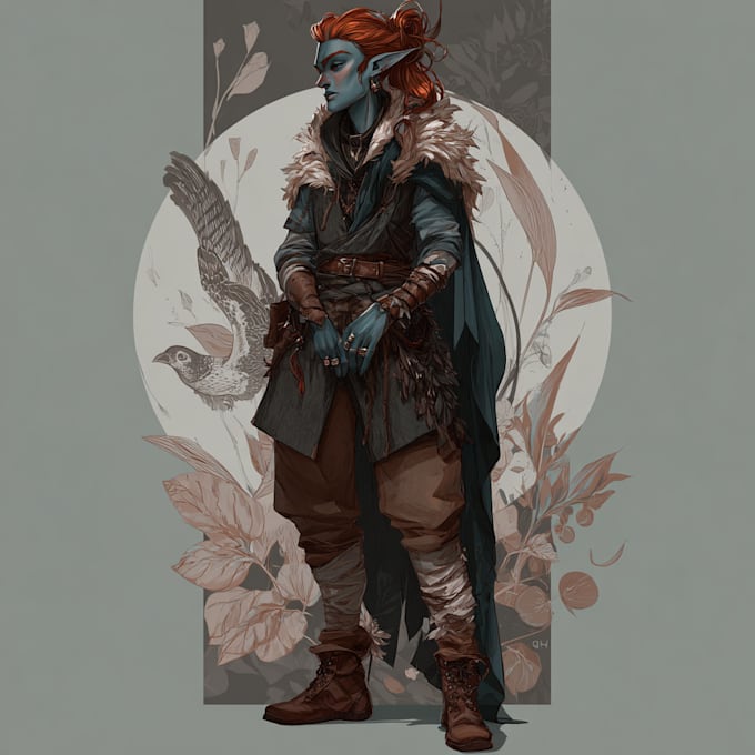 Make a dnd character art and fantasy art by Harelon | Fiverr