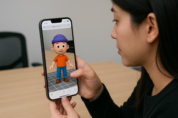 Develop augmented reality ar webbase experience including surface tracking by Bushra_majid | Fiverr