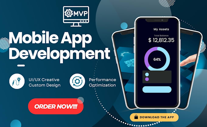 Design flutterflow app mobile app development redesign flutter fix ...
