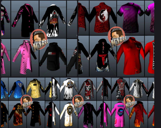 Create custom clothes for fivem rp by Justinetoledo | Fiverr