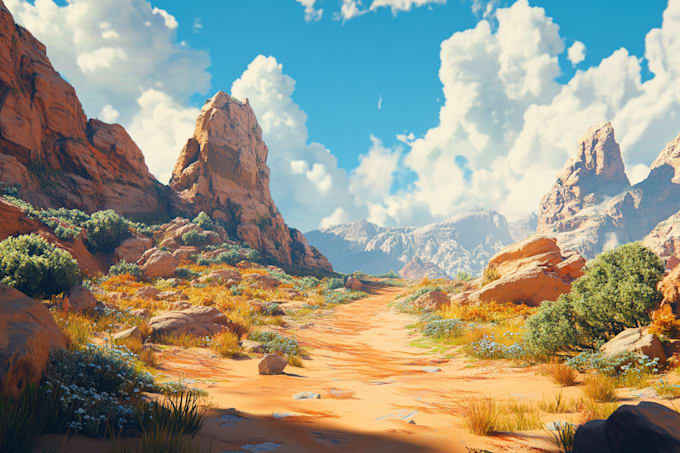 Draw 2d game environment background game map in blender by Elaraeresven ...