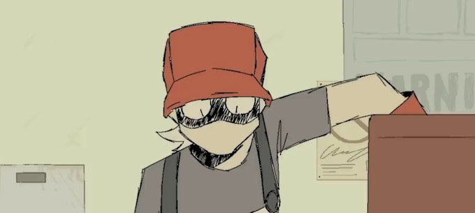 Do 2d traditional animation, frame by frame animation, hand drawn , 2d ...