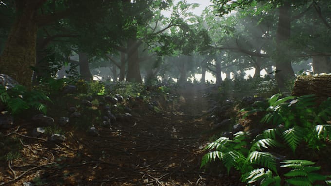 Create 3d environment game level design 3d scene 3d game map in unreal ...