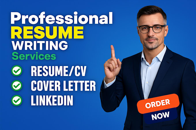 Write professional optimized resume, cover letter and linkedin by ...