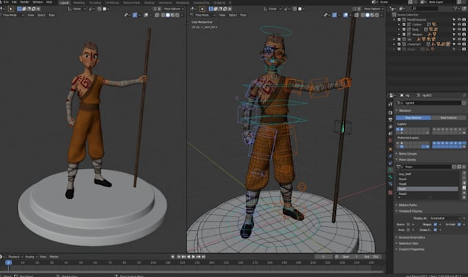 Model, rig and animate any 3d characters and any 3d model, mmd by Segun ...