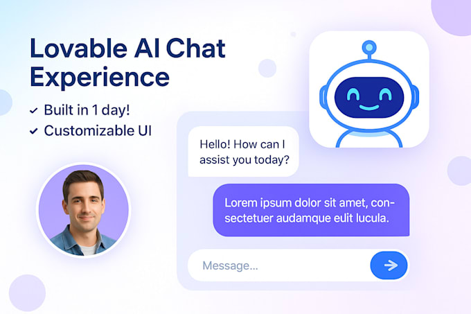 Build lovable ai web app, full stack website with supabase and stripe in 1 day by Cloyrart | Fiverr