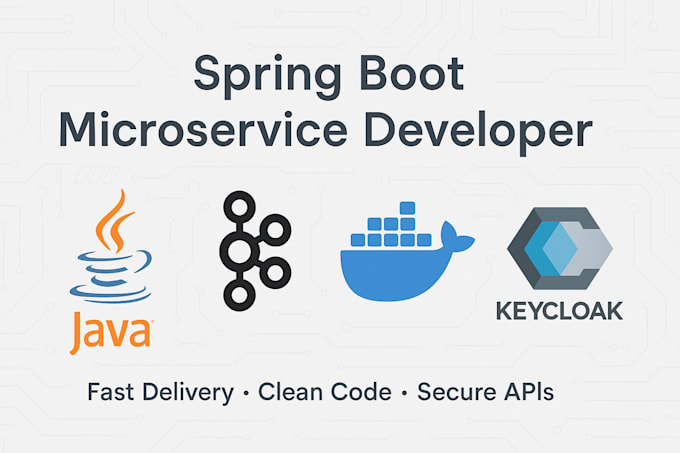 Develop high performance java microservices with spring boot and kafka by Hrithikpramod | Fiverr
