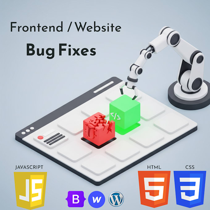 Fix your html, css, and javascript bugs by Ugovidberg | Fiverr