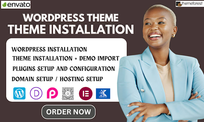 Help install themeforest theme, wordpress theme import demo envato theme by Khristiana01 | Fiverr
