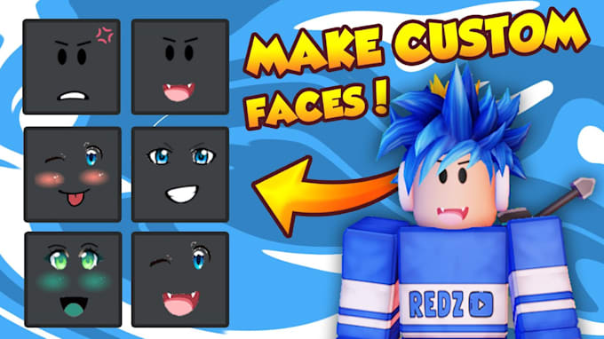 Create custom roblox faces design for your roblox game or ugc with uniques style by Alexashazel ...