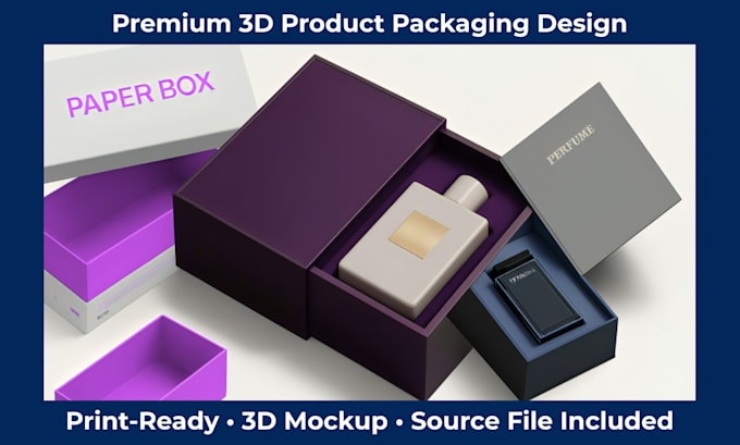 Design premium 3d product packaging and box designs for your brand by ...