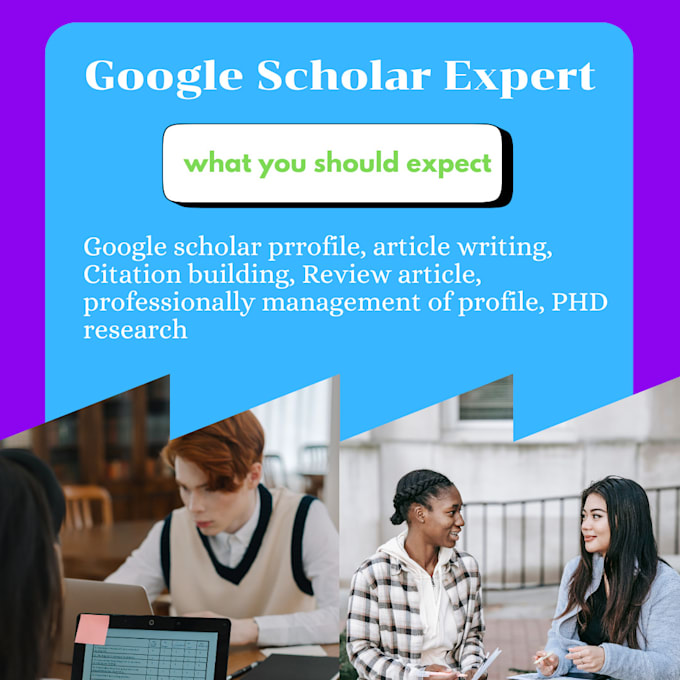 Create optimize and manage your google scholar profile by Eld_sam | Fiverr