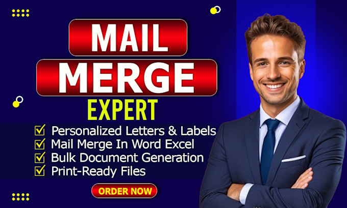 Create personalize letters or labels using mail merge in word or excel ...
