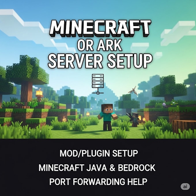 Set up a minecraft or ark game servers with mods for you by Marcosj2k13 ...