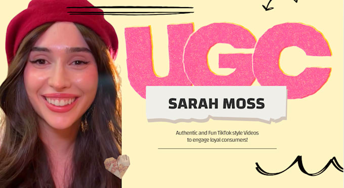 Create a tik tok ugc video for your brand by Sarahmossugc | Fiverr