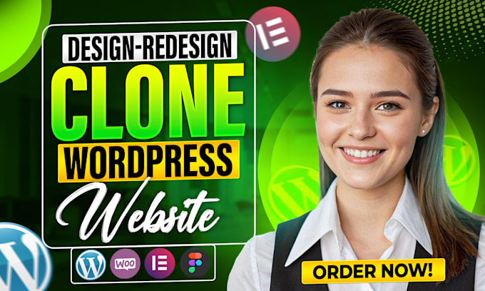 Design redesign clone wordpress website with elementor pro by K_zarish | Fiverr