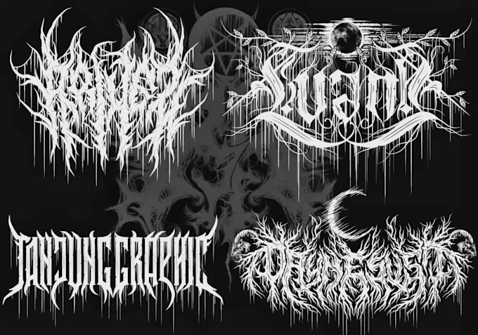 Design your black, slamming, brutal, death metal band logo by Lillian_greer | Fiverr