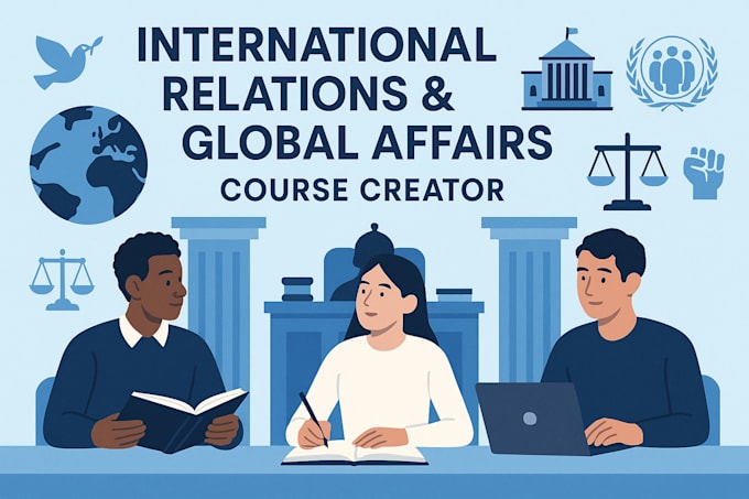Create international relation course, global governance, conflict ...