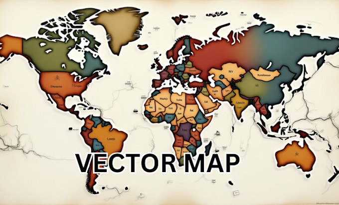 Do vector map illustration, dnd map, tolkien board game vector site ...