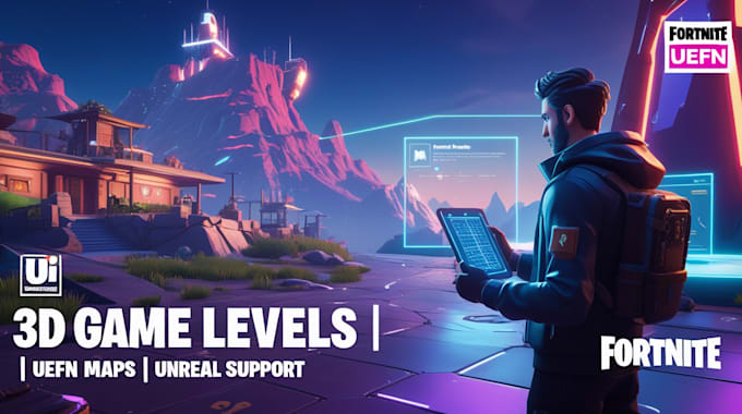 Créer des niveaux de jeu 3d, des cartes fortnite uefn et des vers pour ...