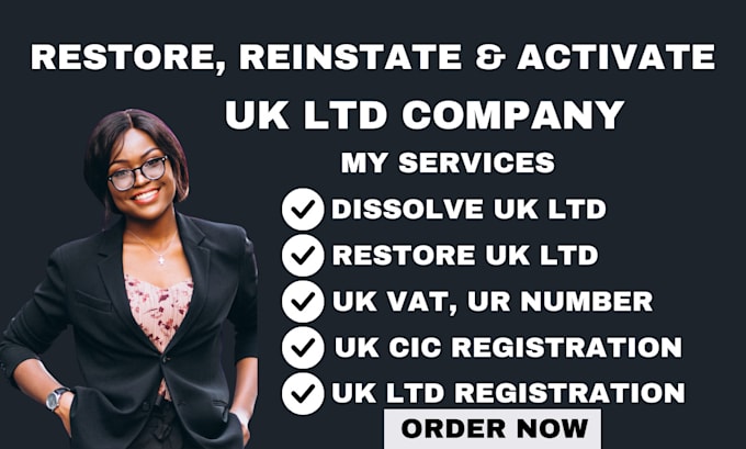 Activate reinstate and restore uk ltd, restore uk limited company, rt01 ...