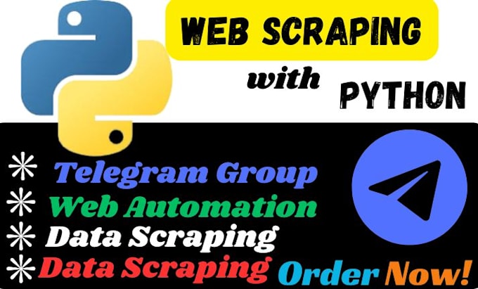 Reliable python programming for automation, applications, web scraping, telegram by Fayofuny ...