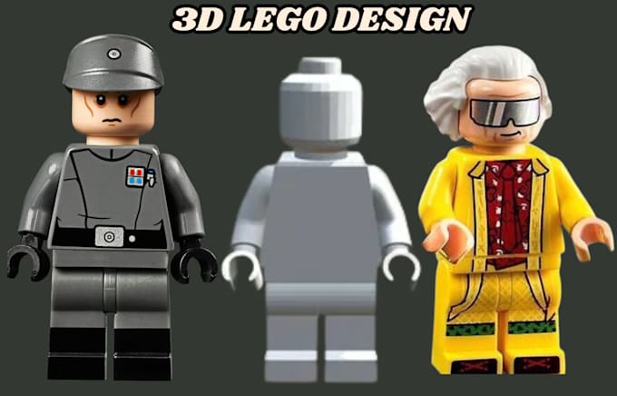 Custom 3d lego model lego toy articulated bjd lego design 3d lego ...