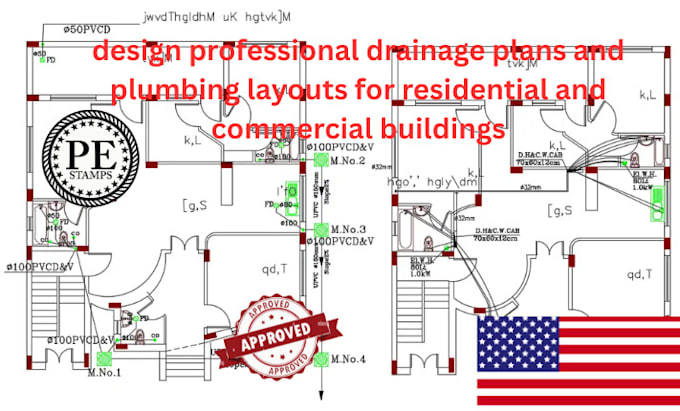 Design professional drainage plans and plumbing layouts for buildings ...