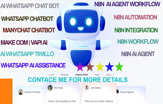 Do n8n ai chatbot, powerful n8n automation, ai voicecall agent ...