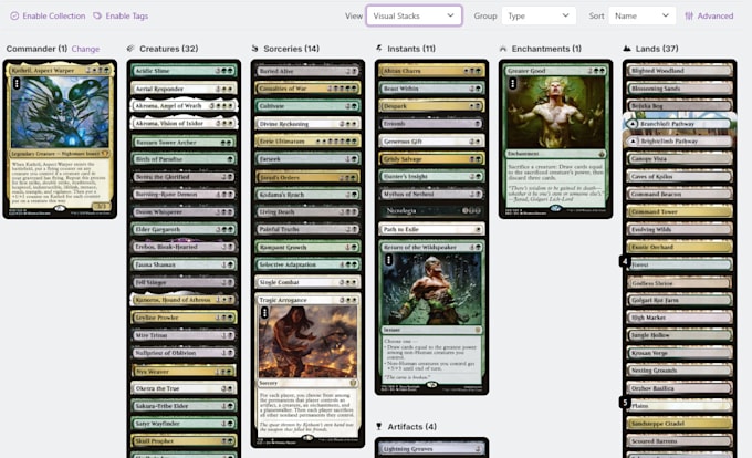 Build you a custom commander edh deck by Violist55 | Fiverr