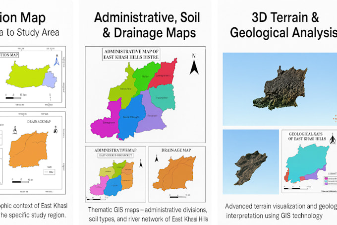 Create professional gis maps and analysis using qgis by Samar___ghosh29 | Fiverr