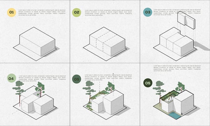 Create architectural diagrams, concept diagrams, and massing diagrams ...