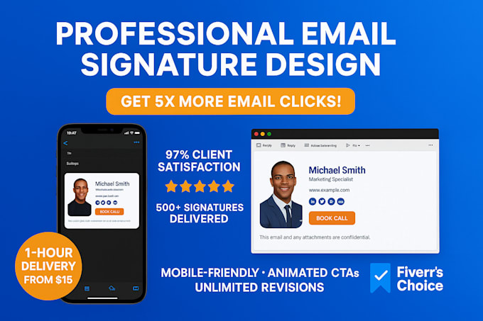 Create a clickable html email signature for gmail outlook in minutes by ...