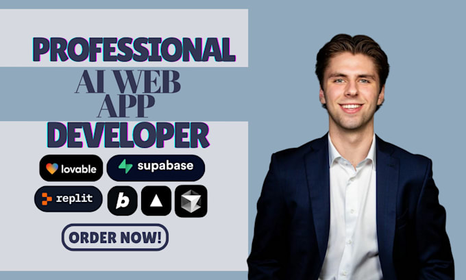 Develop upgrade lovable ai, lovable dev, ai saas web app with supabase ...