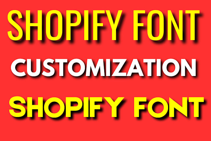 Shopify font setup for your store by Hornalf | Fiverr