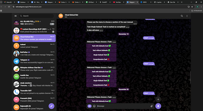 Create a python telegram bot by Sajid_ahmed01 | Fiverr