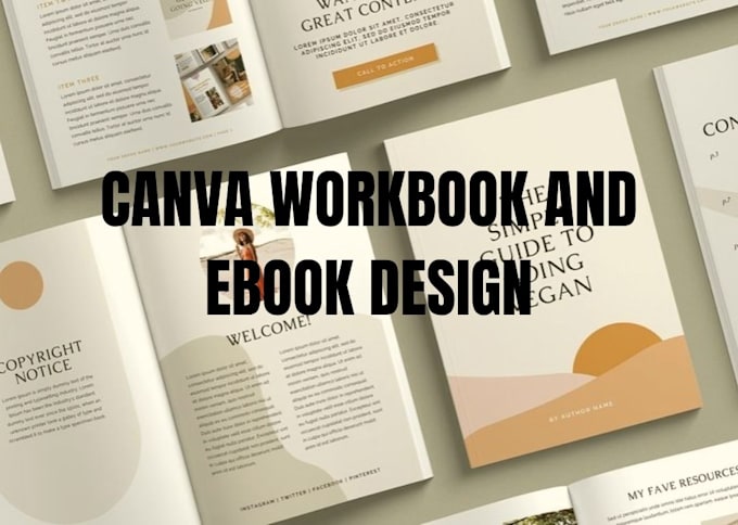Design pdf handout, student workbook, ebook and worksheet using canva ...