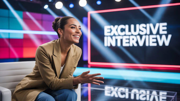 Edit your interview talk show like a pro tv segment by Bukunmid23 | Fiverr