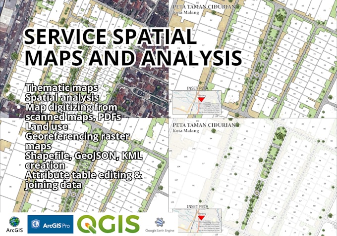 Create gis maps, spatial analysis, and digitizing your map by Stephen002111 | Fiverr