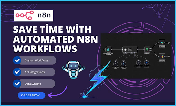Set up n8n automations, workflows, api, webhooks, ai chat bots, and ai agent by Rajibduet02 | Fiverr
