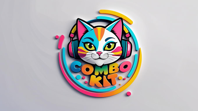 Make combo kat mascot logo for you with new concept by Nesan_saju | Fiverr