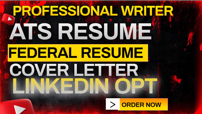 Professional resume and cv update with cover letter by Awwal_ade1 | Fiverr